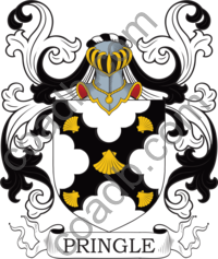 Pringle Family Crest, Coat of Arms and Name History