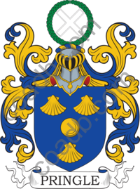 Pringle Family Crest, Coat of Arms and Name History