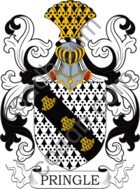 Pringle Family Crest, Coat of Arms and Name History