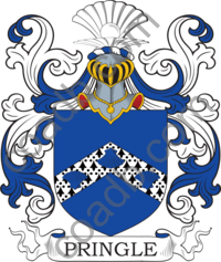 Pringle Family Crest, Coat of Arms and Name History