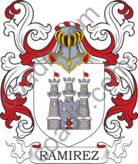 Ramirez Family Crest, Coat of Arms and Name History