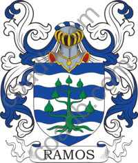 Ramos Family Crest, Coat of Arms and Name History