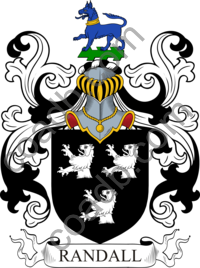 Randall Family Crest, Coat of Arms and Name History