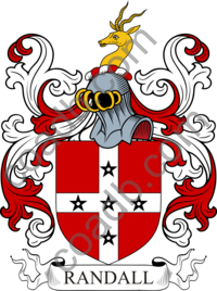 Randall Family Crest, Coat of Arms and Name History