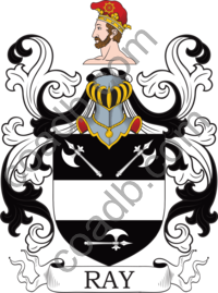 Ray Family Crest, Coat of Arms and Name History
