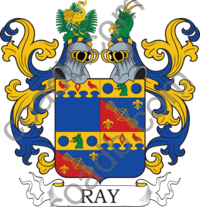 Ray Family Crest, Coat of Arms and Name History