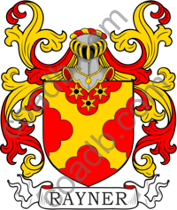 Rayner Family Crest, Coat of Arms and Name History