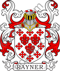 Rayner Family Crest, Coat of Arms and Name History