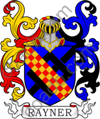 Rayner Family Crest, Coat of Arms and Name History