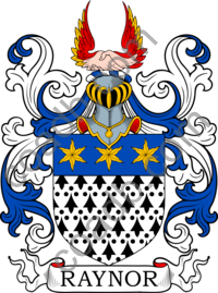 Raynor Family Crest, Coat of Arms and Name History