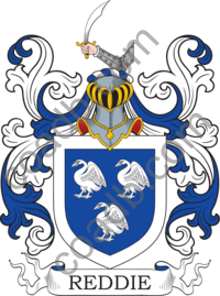 Reddie Family Crest, Coat of Arms and Name History