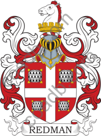 Redman Family Crest, Coat of Arms and Name History