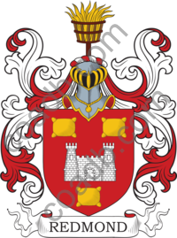Redmond Family Crest, Coat of Arms and Name History