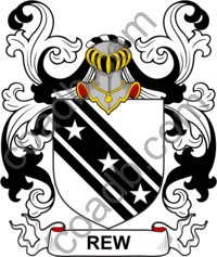 Rew Family Crest, Coat of Arms and Name History