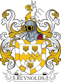 Reynolds Family Crest, Coat of Arms and Name History