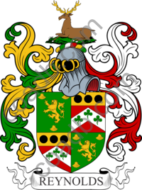 Reynolds Family Crest, Coat of Arms and Name History