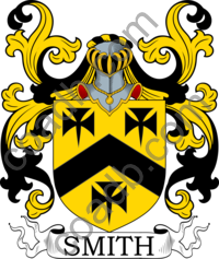 Smith Family Crest, Coat of Arms and Name History