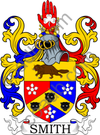 Smith Family Crest, Coat of Arms and Name History