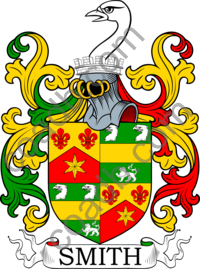 Smith Family Crest, Coat of Arms and Name History