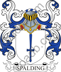 Spalding Family Crest, Coat of Arms and Name History