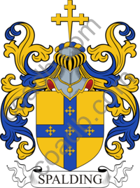 Spalding Family Crest, Coat of Arms and Name History