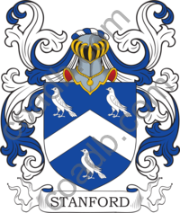 Stanford Family Crest, Coat of Arms and Name History