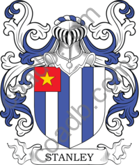 Stanley Family Crest, Coat of Arms and Name History