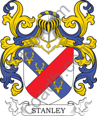 Stanley Family Crest, Coat of Arms and Name History