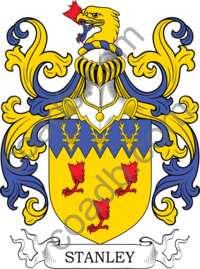 Stanley Family Crest, Coat of Arms and Name History