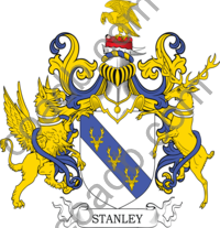 Stanley Family Crest, Coat of Arms and Name History