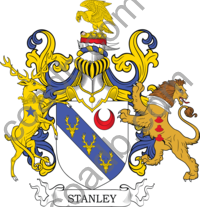 Stanley Family Crest, Coat of Arms and Name History