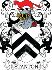 Stanton Family Crest, Coat of Arms and Name History