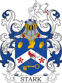 Stark Family Crest, Coat of Arms and Name History