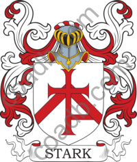 Stark Family Crest, Coat of Arms and Name History