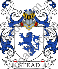 Stead Family Crest, Coat of Arms and Name History