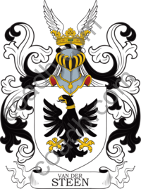 Steen Family Crest, Coat of Arms and Name History