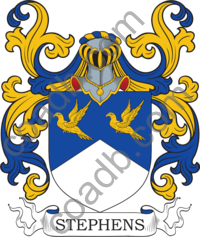 Stevens Family Crest, Coat of Arms and Name History