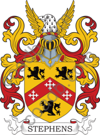 Stevens Family Crest, Coat of Arms and Name History