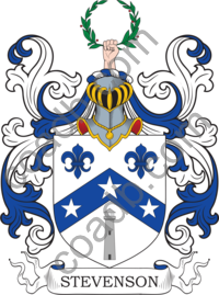 Stevenson Family Crest, Coat of Arms and Name History