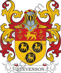 Stevenson Family Crest, Coat of Arms and Name History