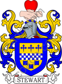 Stewart Family Crest, Coat of Arms and Name History