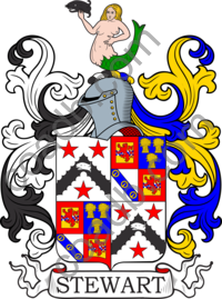 Stewart Family Crest, Coat of Arms and Name History