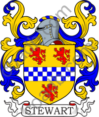 Stewart Family Crest, Coat of Arms and Name History
