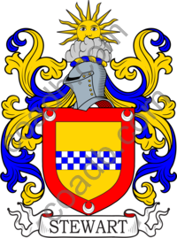 Stewart Family Crest, Coat of Arms and Name History