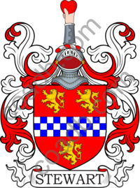 Stewart Family Crest, Coat of Arms and Name History