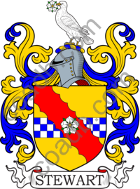 Stewart Family Crest, Coat of Arms and Name History