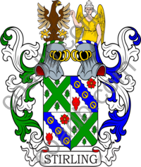 Stirling Family Crest, Coat of Arms and Name History