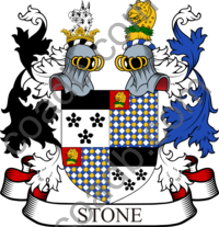 Stone Family Crest, Coat of Arms and Name History