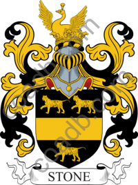 Stone Family Crest, Coat of Arms and Name History