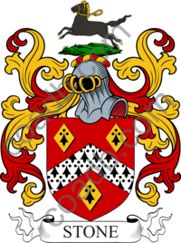 Stone Family Crest, Coat of Arms and Name History